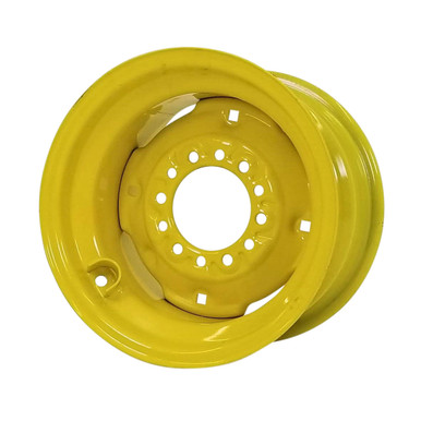 10x15 6 Hole Implement Wheel 6-5/8" Backside w/Valve Guard - JD Yellow ...