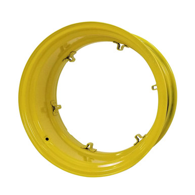 16x30 6 Clamp (On Deep Well) Rim - JD Yellow - Ag Wheel Express