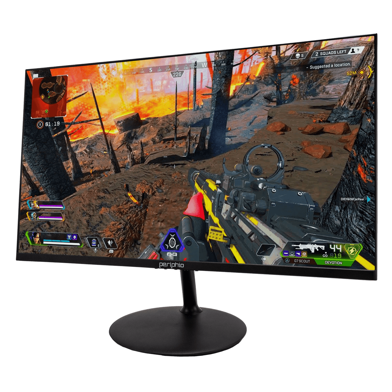 Periphio 24" 1080p Full HD Monitor - 75Hz | Blue Light Filter Mode ...