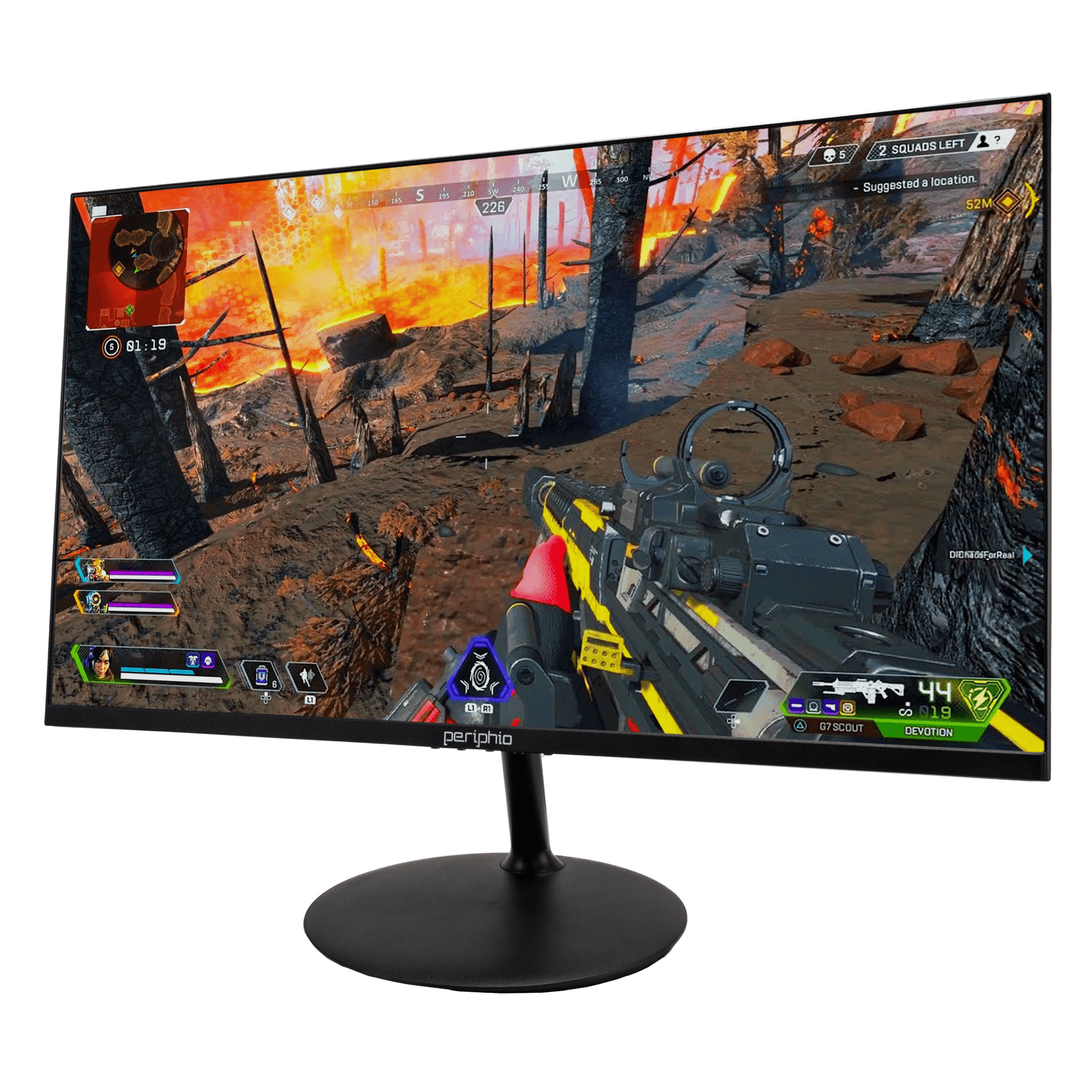 Periphio 24" 1080p Full HD Monitor - 75Hz | Blue Light Filter Mode ...