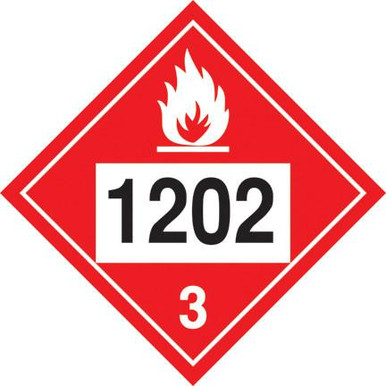 TD-1202 - Truck Decal - Diesel Fuel Fuel Oil Gas Oil