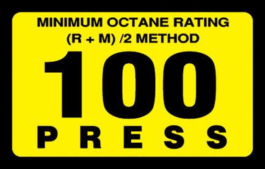 ORS-100 - Octane Rating Decal