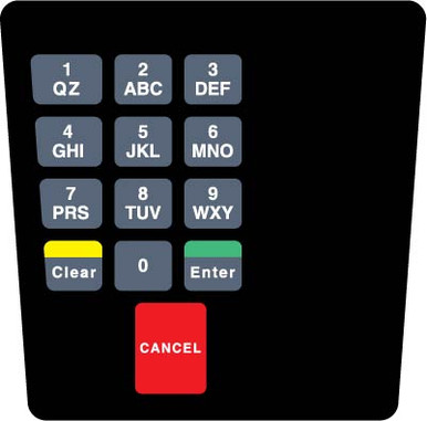 ENE1701G002M - E Cim Keypad Overlay Standard