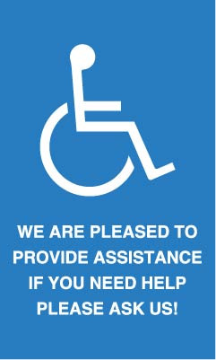 PID-ADA3X5 - Handicap Decal 3" x 5"