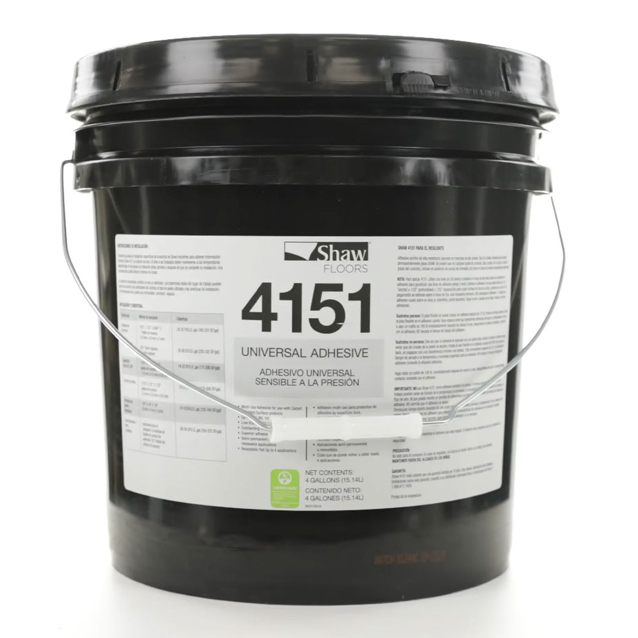On Sale! Shaw 4151 Adhesive Vinyl Glue Low VOC RH 99% Coverage