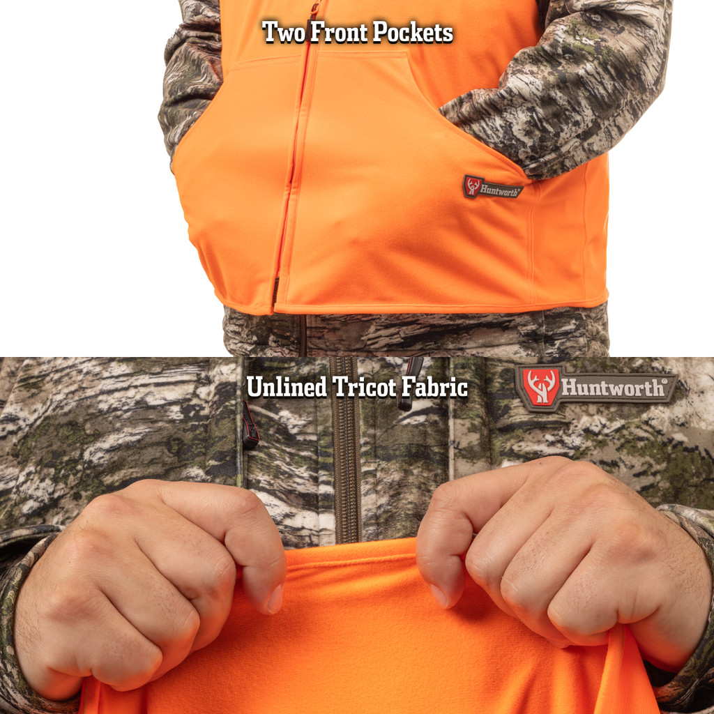 Men's Moran Leightweight Hunting Vest Blaze Orange - Huntworth Gear
