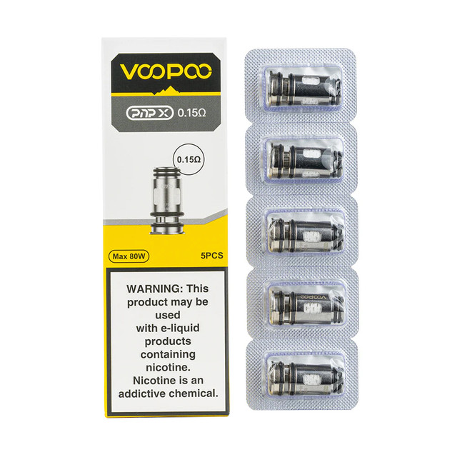 VOOPOO PnP X Replacement Coils (5 Pack) – Advanced 4th-Gen Technology ...