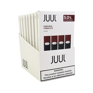 JUUL 4 Pack Virginia Tobacco Flavor Pods (Display of 8) – Classic ...