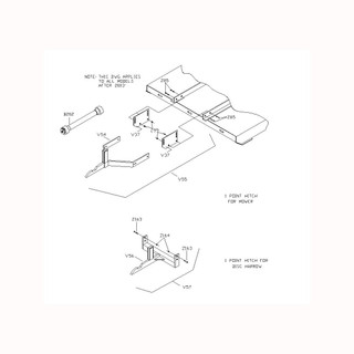 DISC-1PT-HITCH Parts Diagram - HOWSE Implement