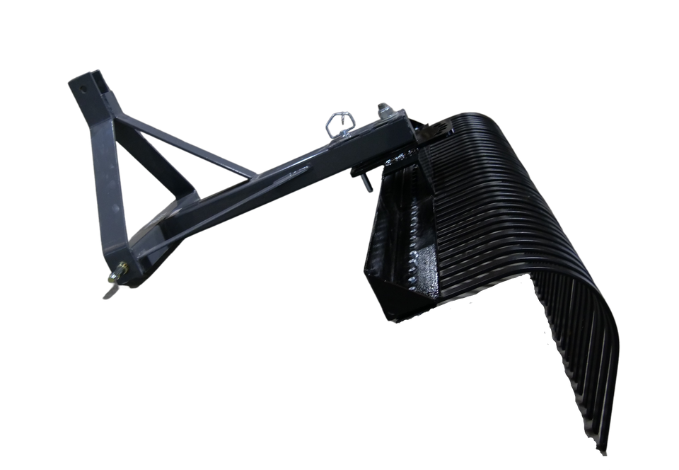 Landscape Rake Rock Rake York Rake, 3 Point Hitch Cat 1, Spring Steel ...