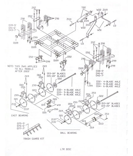 LTR Parts Diagram