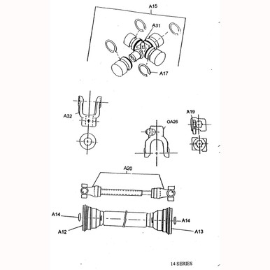14H-SERIES Parts Diagram - HOWSE Implement