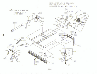 600C Parts Diagram