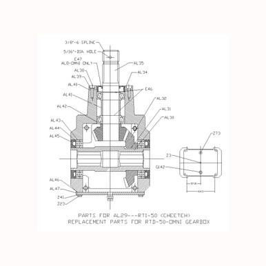 RTI-50 Parts Diagram - HOWSE Implement