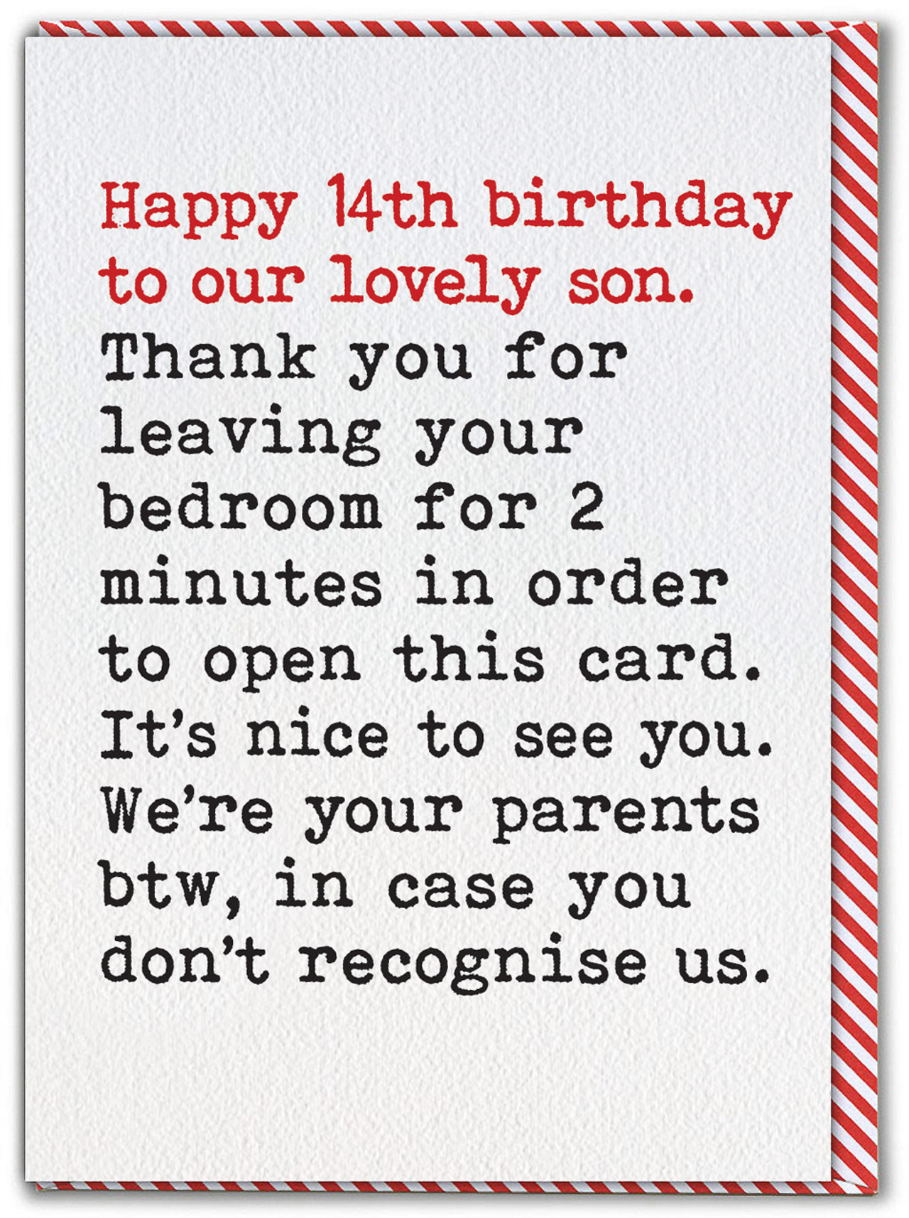 Funny Embossed Mothers Day Card Wiping My Bum By Brainbox Candy