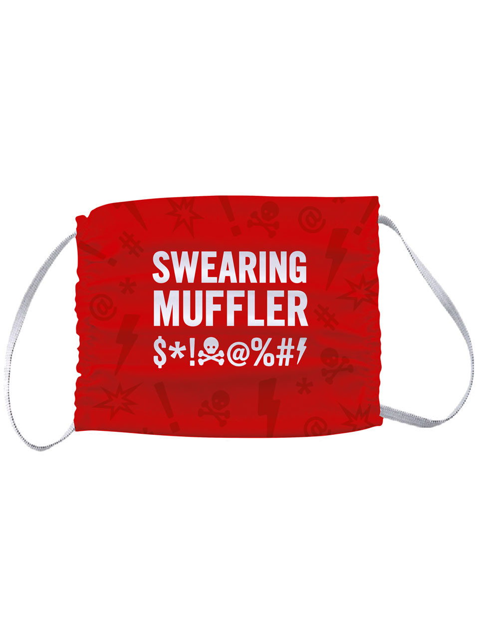 Funny Swearing Muffler Face Mask By Brainbox Candy | brainboxcandy.com