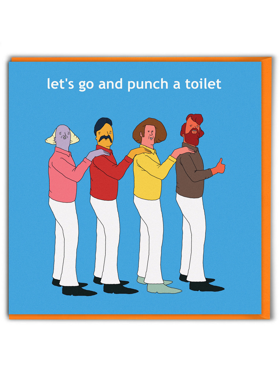 Funny Birthday Card Punch A Toilet By Otherwhats | brainboxcandy.com