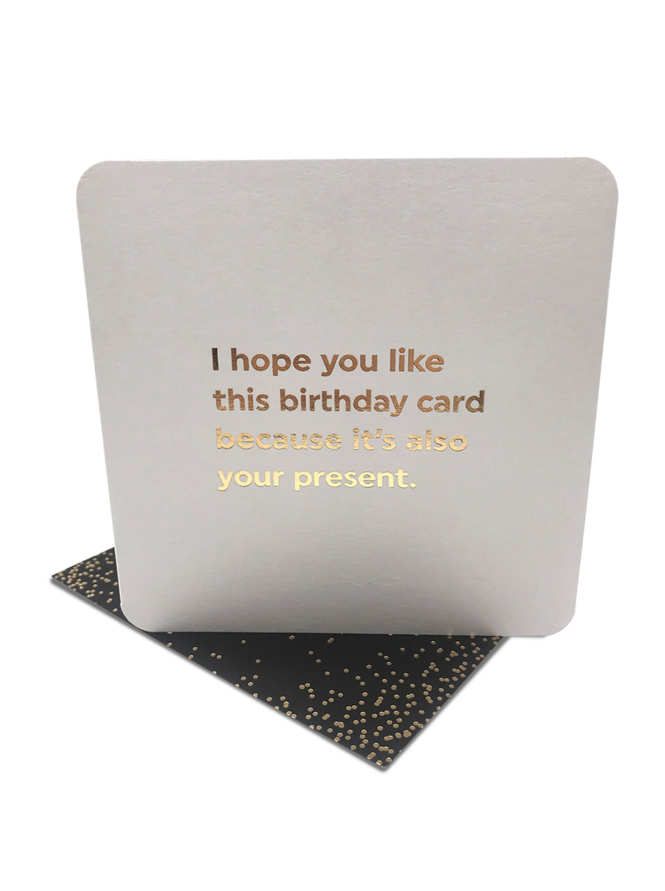 Funny Birthday Card Gold Foiled Also Present By Brainbox Candy