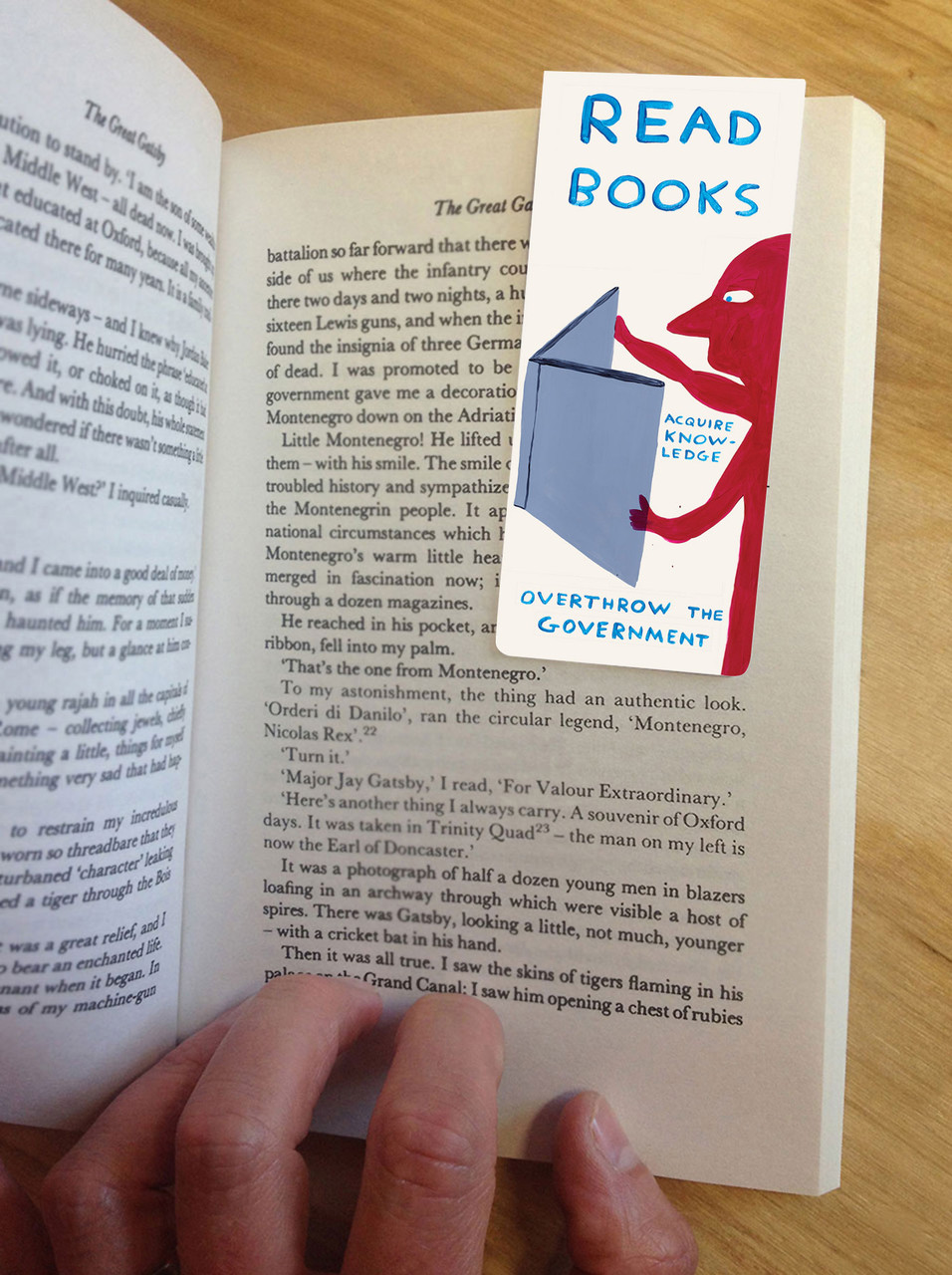 Funny Magnetic Bookmark Read Books By David Shrigley | brainboxcandy.com