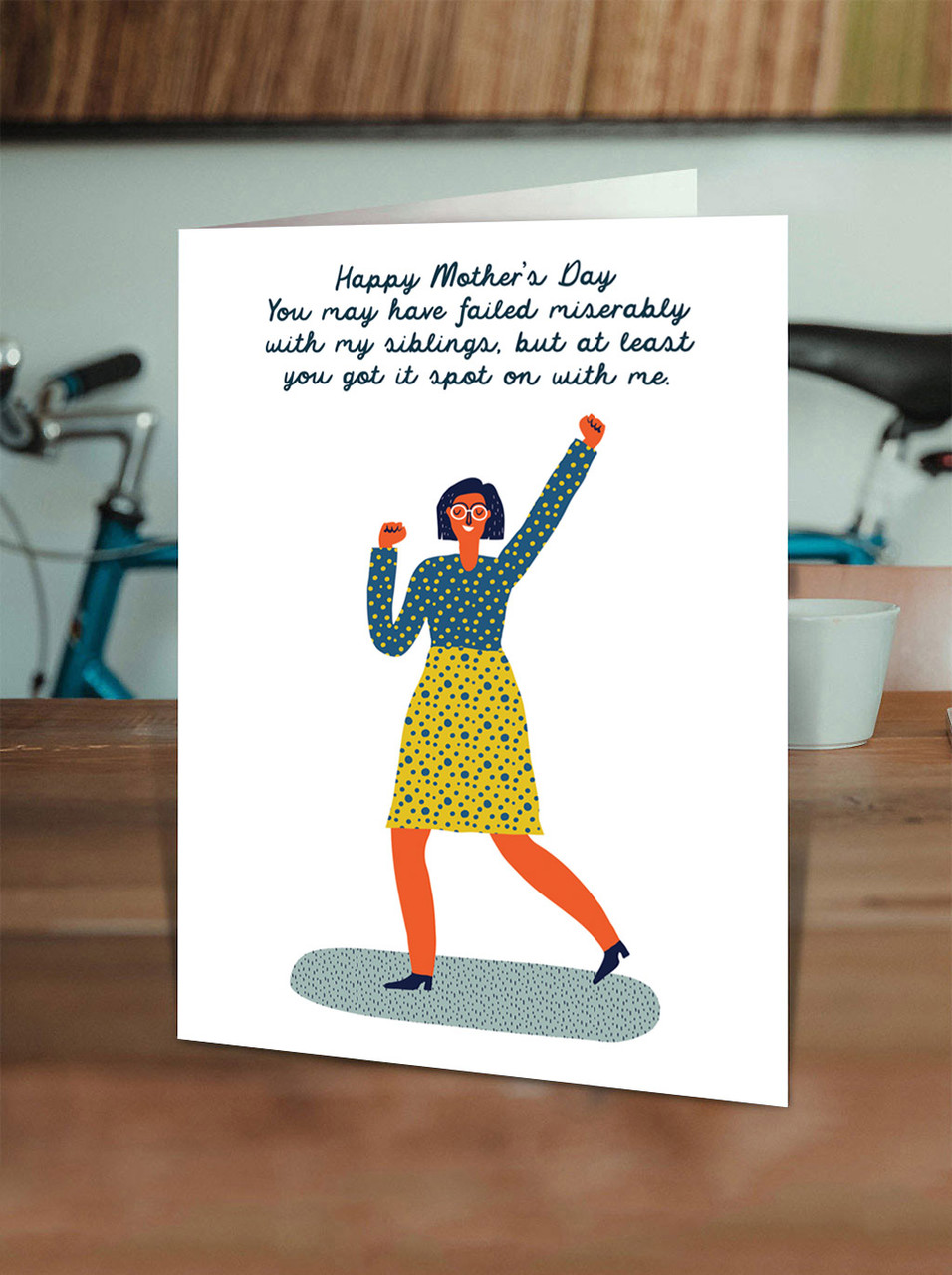 Funny Mothers Day Card Failed With Siblings By Brainbox Candy
