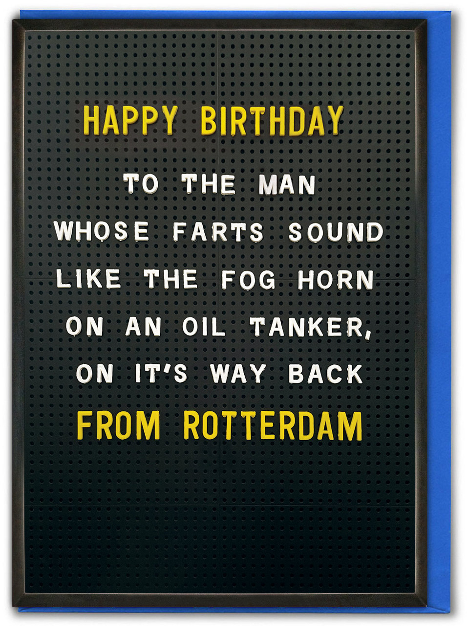 Funny Birthday Fog Horn Farts Birthday Card By Brainbox Candy