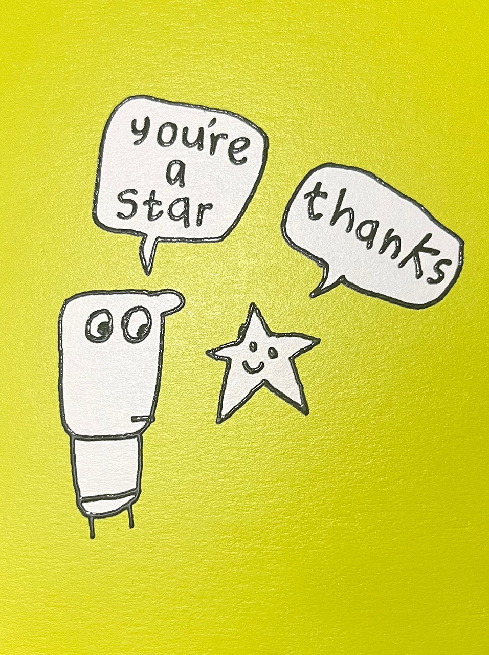Funny (Embossed) Birthday Card - You're A Star By Hazel Bee ...