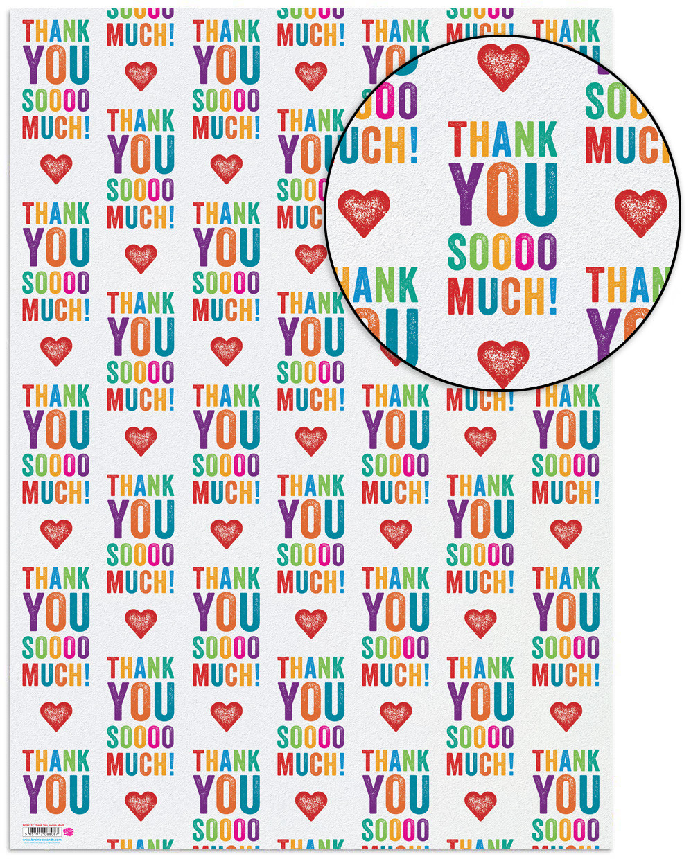 Thank You Gift Wrap By Brainbox Candy | brainboxcandy.com