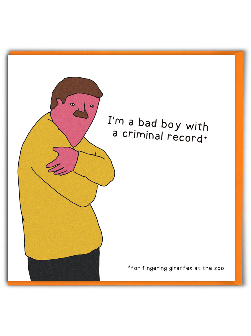 Rude Bad Boy Birthday Card By Otherwhats | brainboxcandy.com