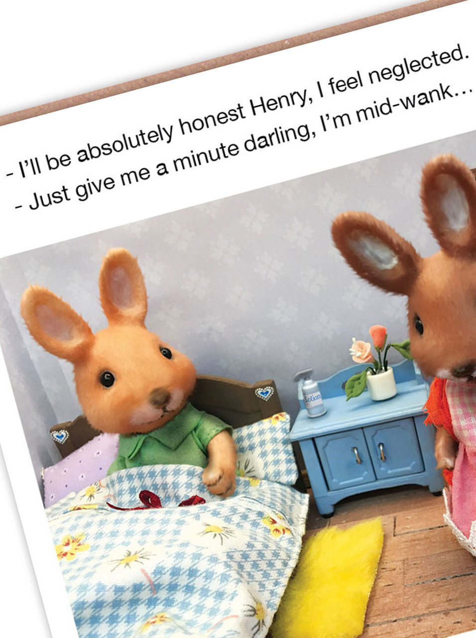 Rude Birthday Card Give Me A Minute By Forest_Fr1ends | Brainbox Candy