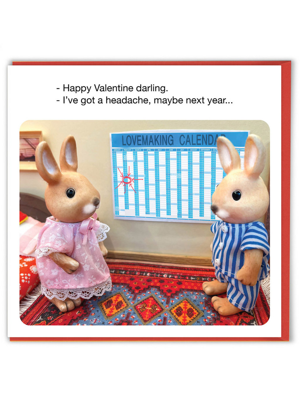 Funny Valentine's Day Card Headache By Forest_Fr1ends | Brainbox Candy