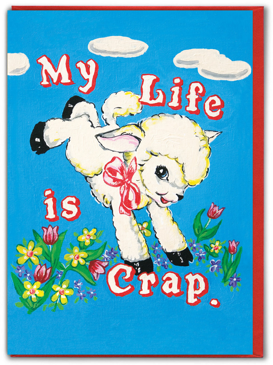 My Life Is Crap Birthday Card By Magda Archer | brainboxcandy.com