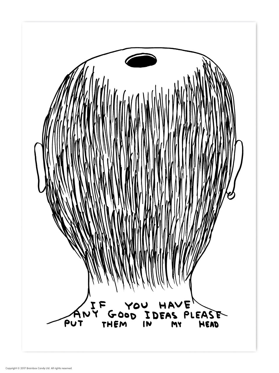 Funny Postcard Good Ideas By David Shrigley | brainboxcandy.com