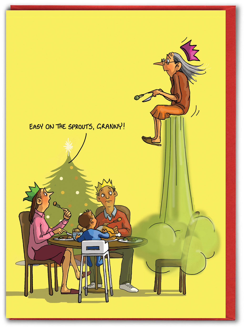 Funny & Rude Christmas Cards | Personalised Xmas Card Packs | Brainbox ...