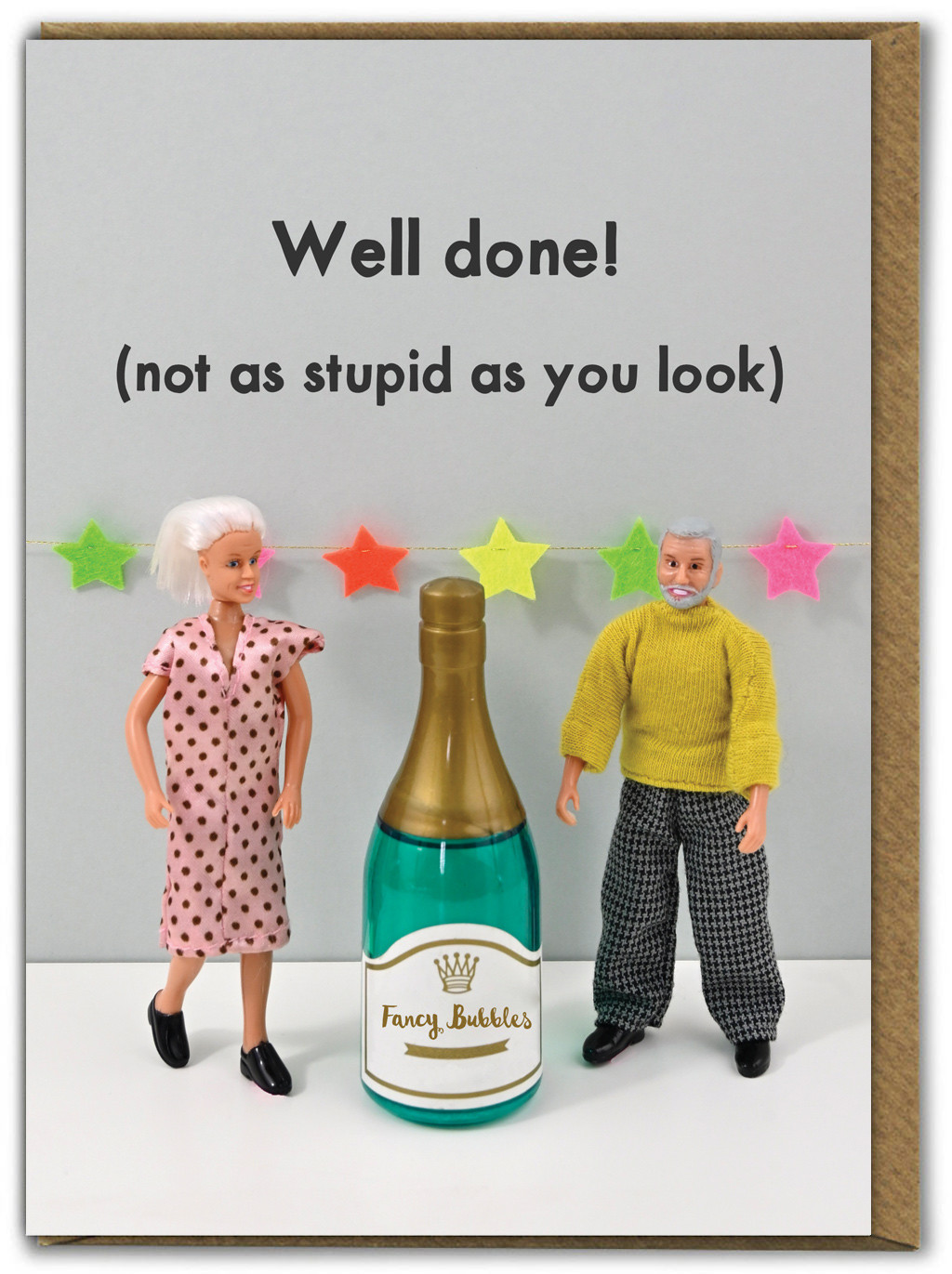 Funny Well Done Card by Bold and Bright | brainboxcandy.com