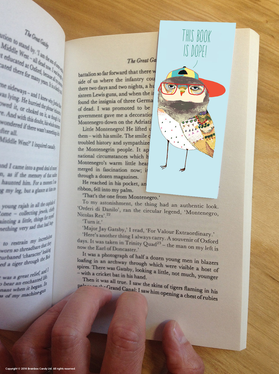 Funny Bookmarks, Big Books Magnetic Bookmark | Brainbox Candy