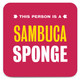 Funny Coasters, Sambuca Sponge | Brainbox Candy