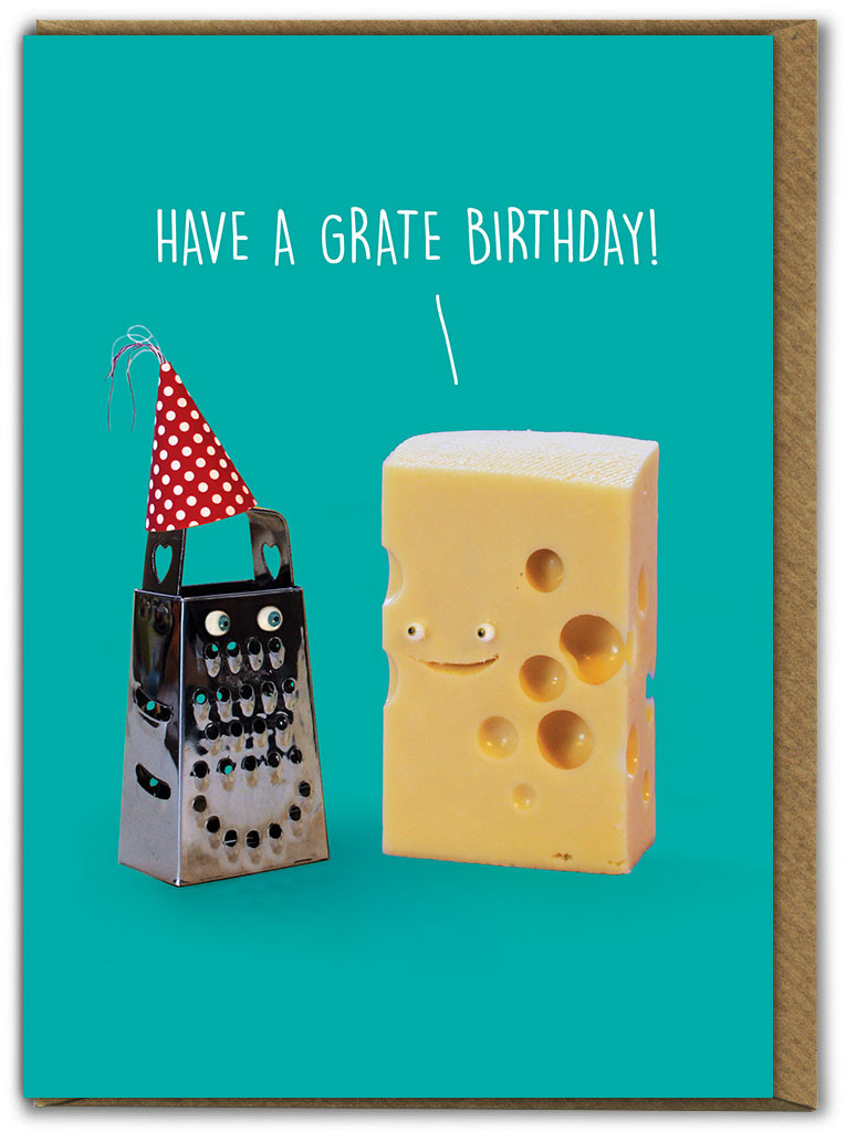 Funny Birthday Card Grate By Brainbox Candy | brainboxcandy.com