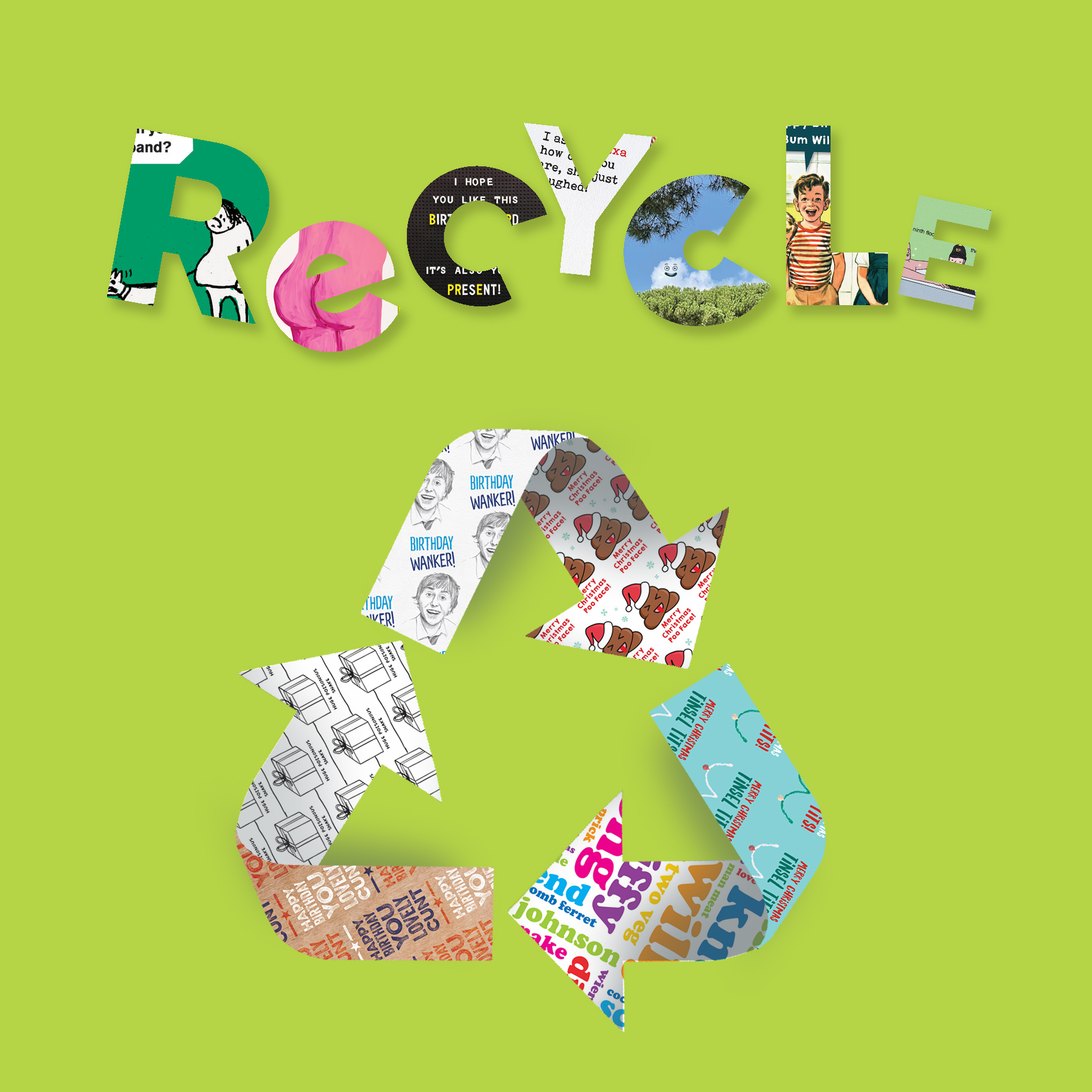 How to recycle birthday cards and gifts - brainboxcandy.com