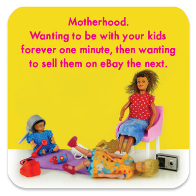 Funny Coaster - Sell Kids On eBay By Bold and Bright