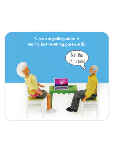 Funny Gift - Resetting Passwords Mouse Mat Pad By Bold and Bright ...