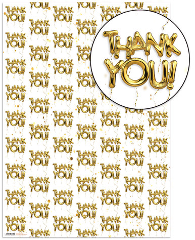 Pretty Thank You Gift Wrap By Brainbox Candy | brainboxcandy.com