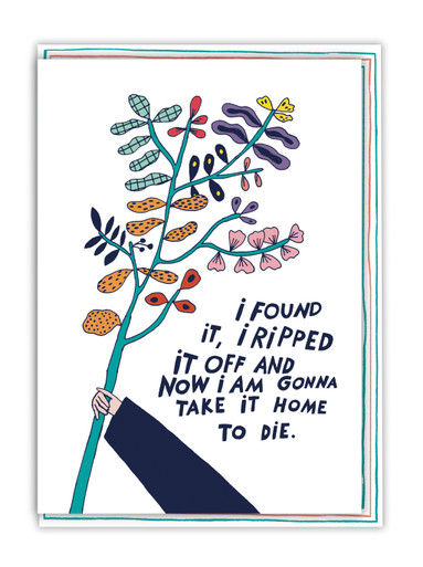 Funny Ripped It Off Birthday Card By Majasbok | brainboxcandy.com