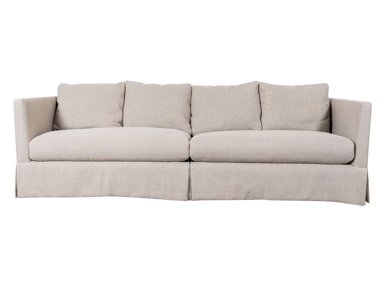 DRAPER WIDE SKIRTED SOFA - REVIVAL HOME