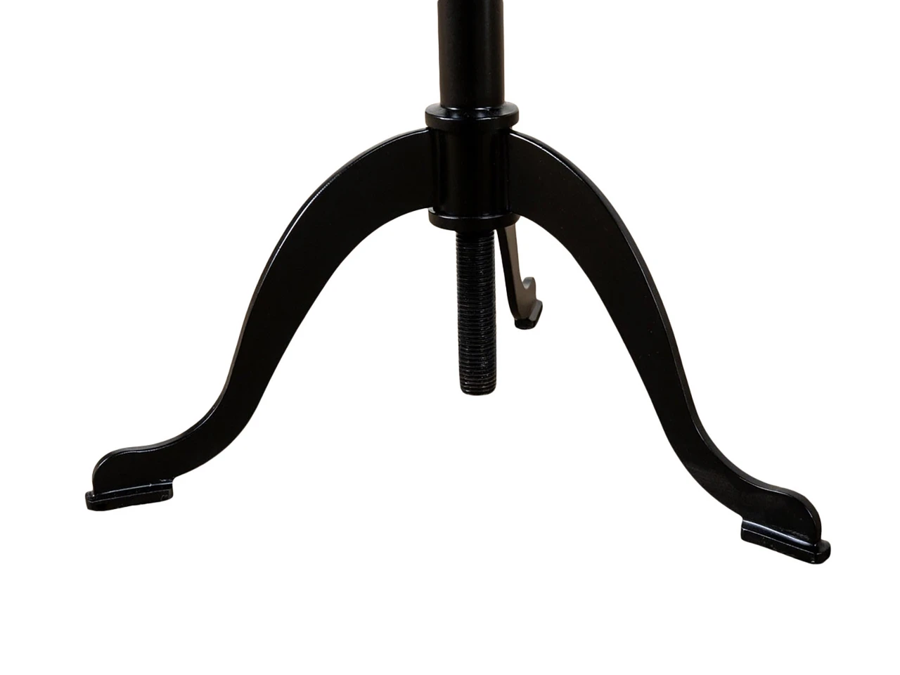 KALDERA ADJUSTABLE BLACKENED STEEL SIDE TABLE - REVIVAL HOME