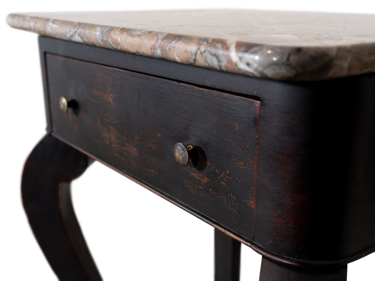 ANTIQUE MARBLE TOP TABLE - REVIVAL HOME