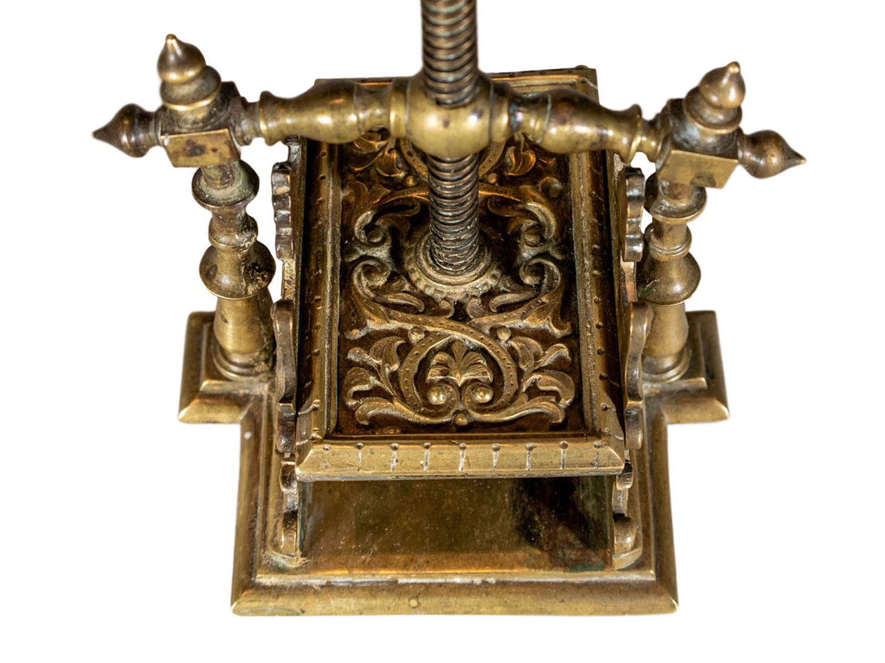 ANTIQUE PLAYING CARD PRESS - REVIVAL HOME