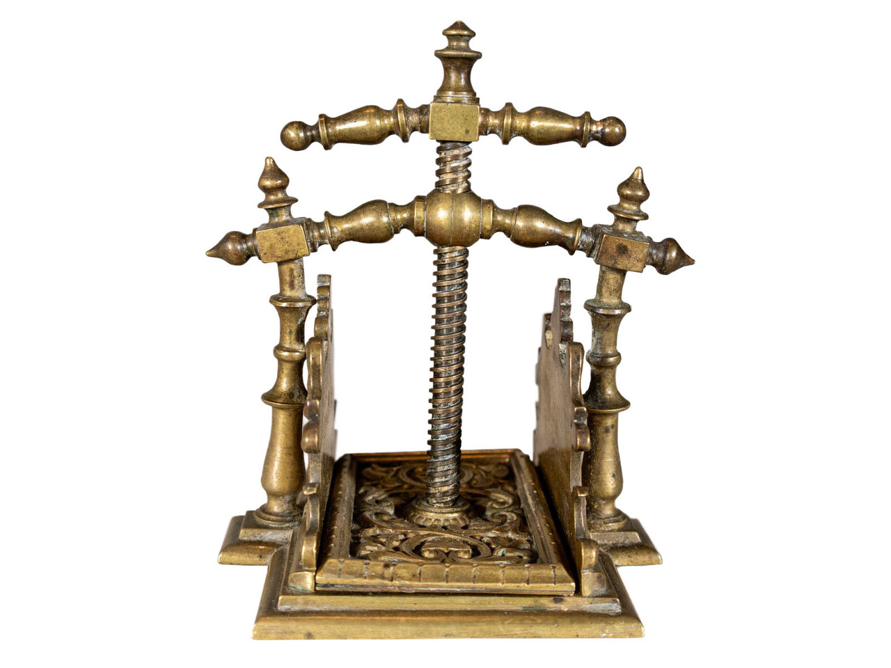 ANTIQUE PLAYING CARD PRESS - REVIVAL HOME