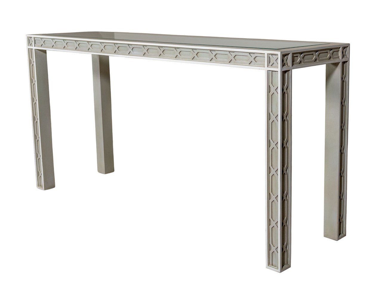 COROLLA CONSOLE TRUFFLE - REVIVAL HOME