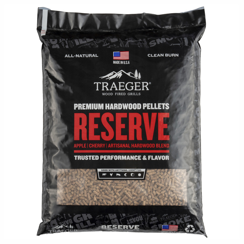 Traeger Reserve Blend BBQ Wood Pellets, 20 lb