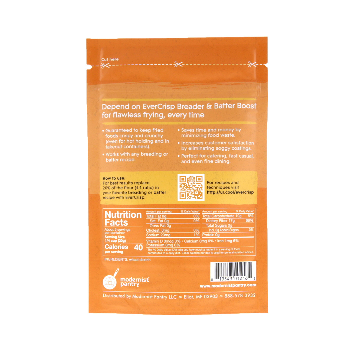 EverCrisp Breader & Batter Boost - Modernist Pantry, LLC